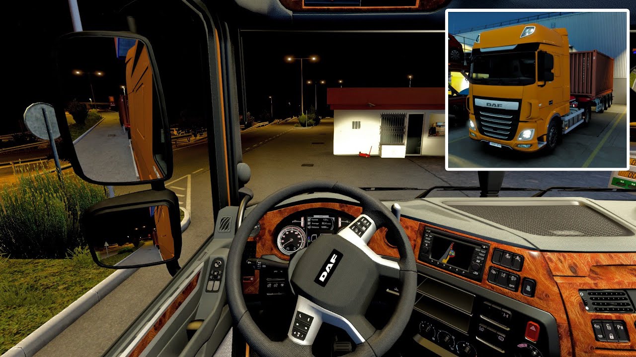 Euro Truck Simulator 2 - Daf Truck Gameplay - YouTube