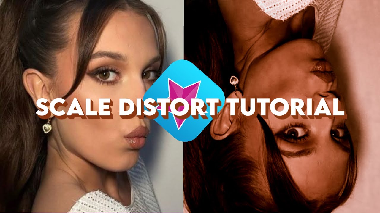 scale distort tutorial || video star - YouTube