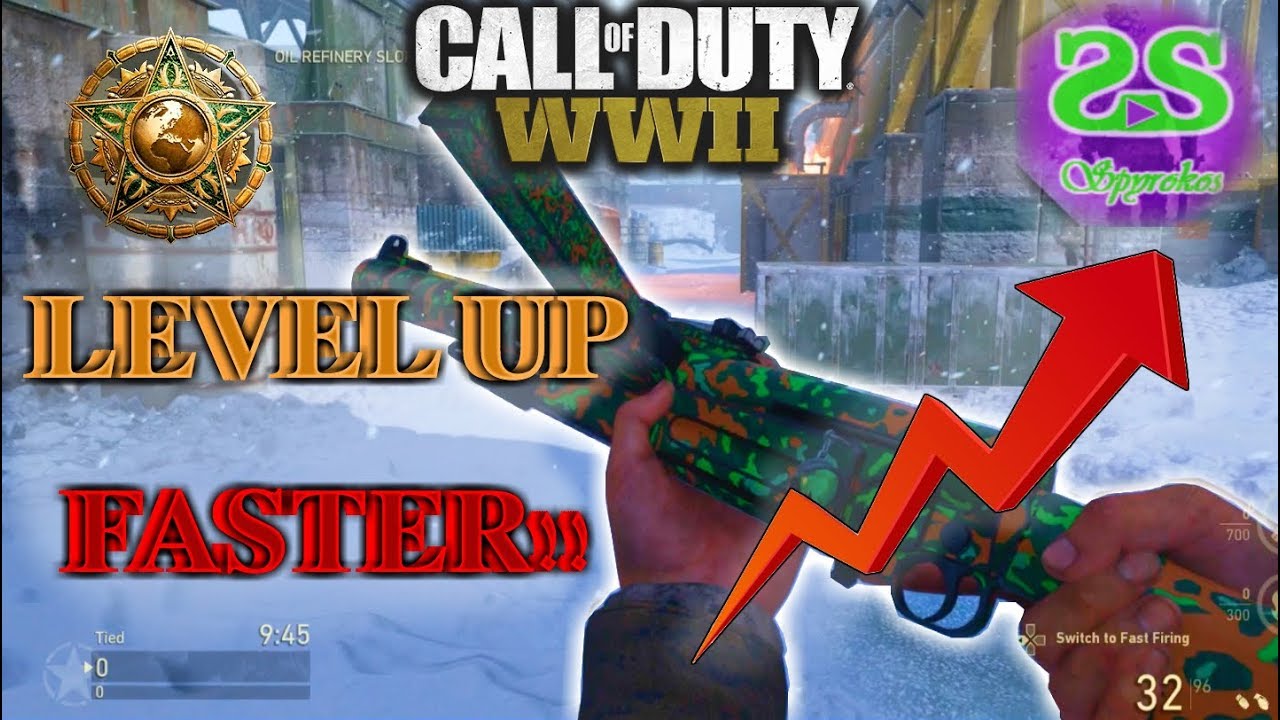 HOW TO RANK UP FASTER IN COD! LEVEL UP FASTER IN WW2!(PRESTIGE FASTER ...