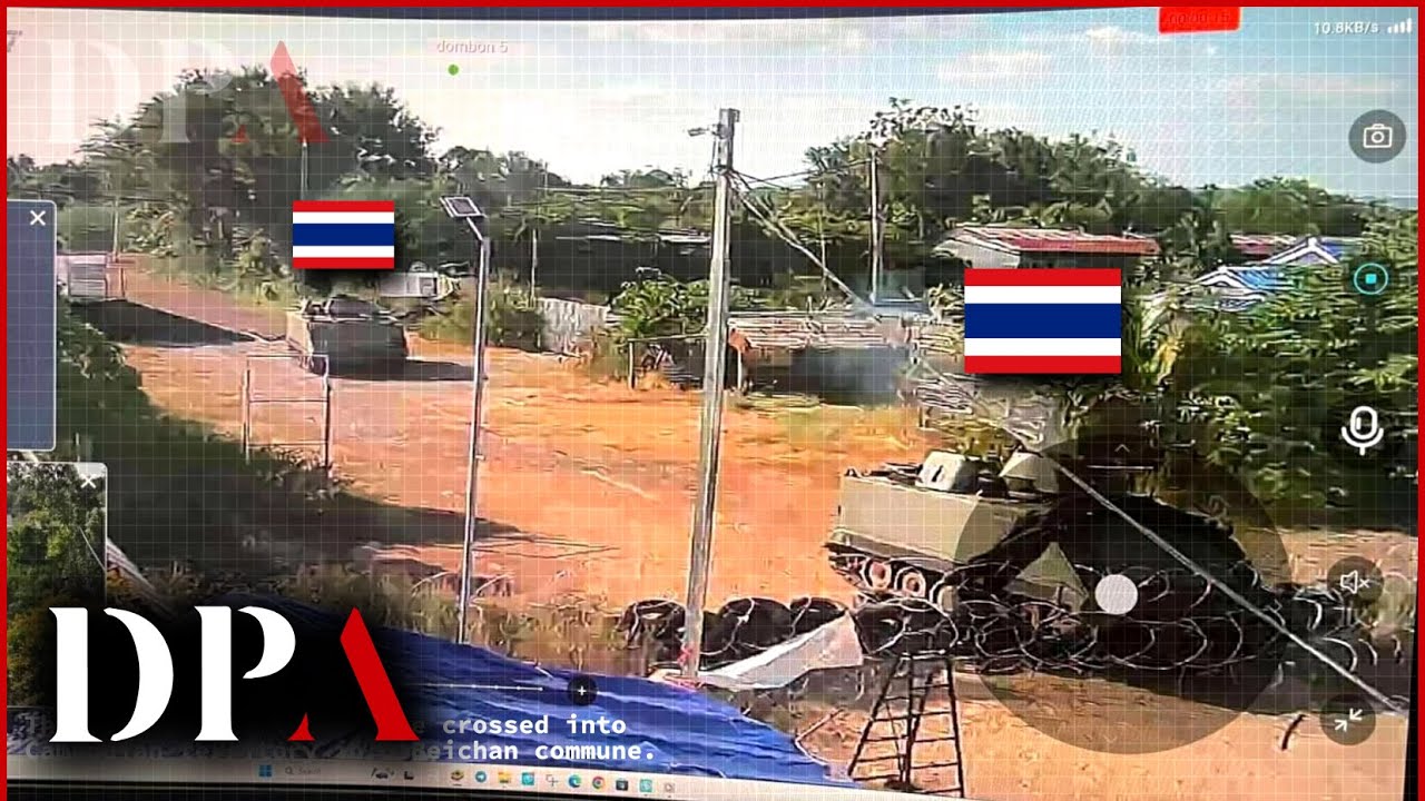 [ Thai-Cambodia War Footages ] HEAVY FIGHTING BROKE OUT as Thailand ...