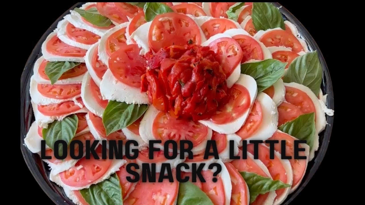 The Most Delicious and Quick Mozzarella Platter with Fresh Tomatoes ...