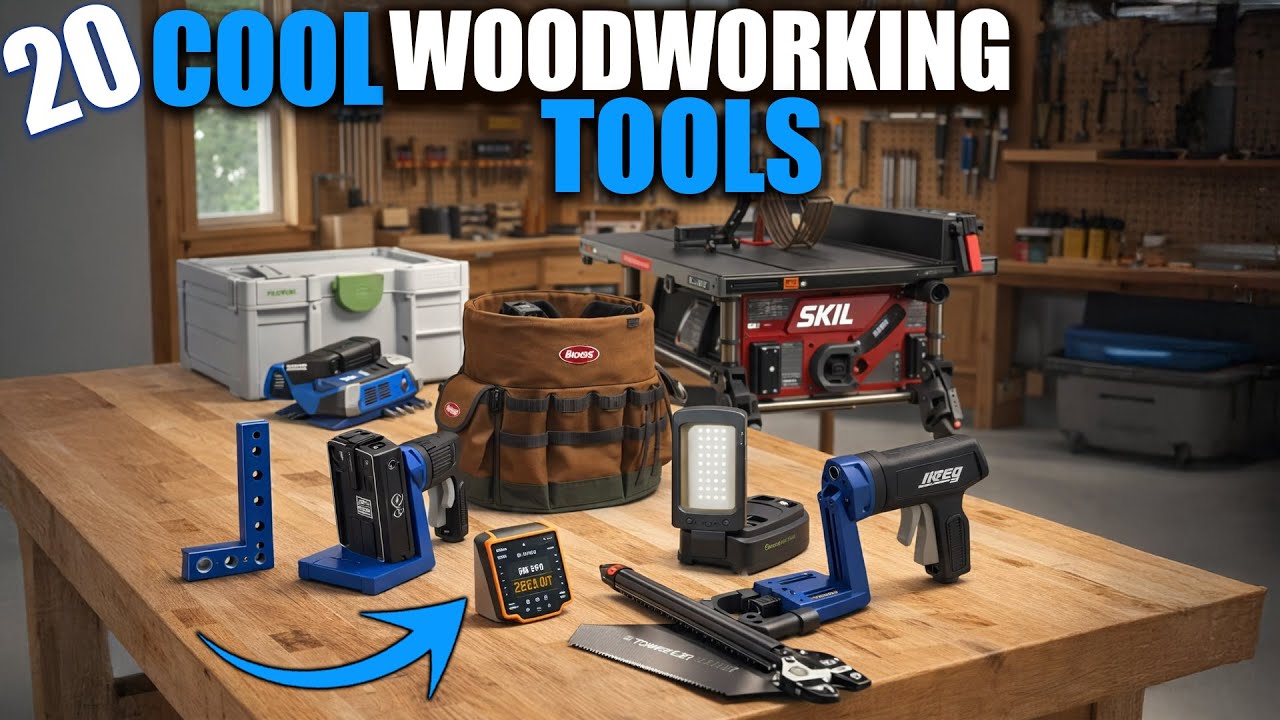20 Cool Woodworking Tools Every Smart Woodworker Needs - YouTube