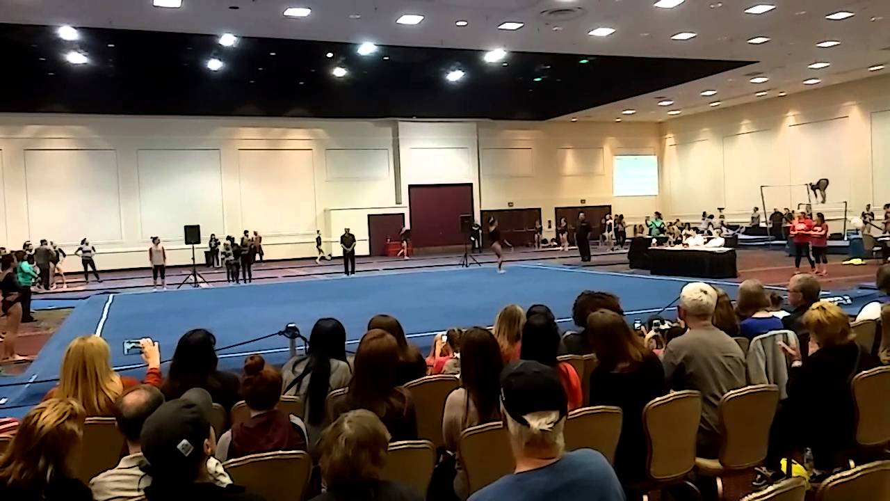 Sekai Wright- Level 10 floor routine - YouTube