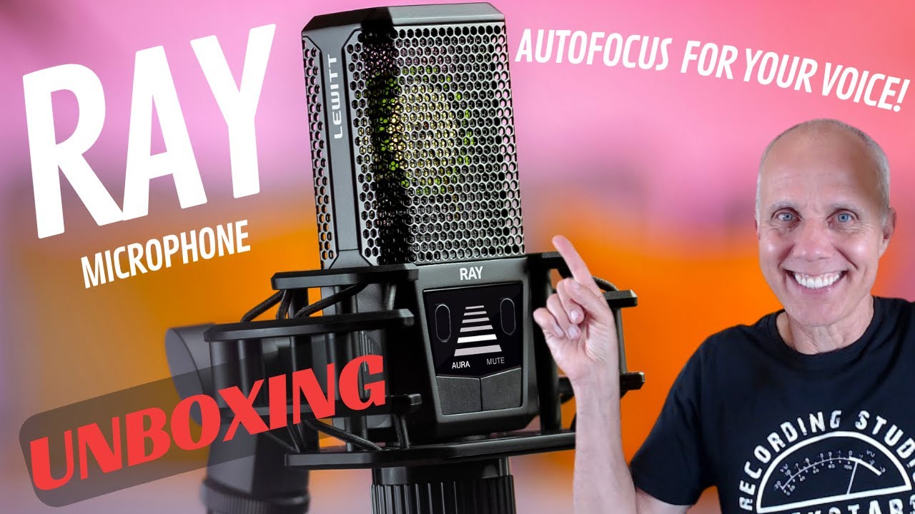 Unboxing the RAY Microphone from LEWITT with Aura Technology... It's ...
