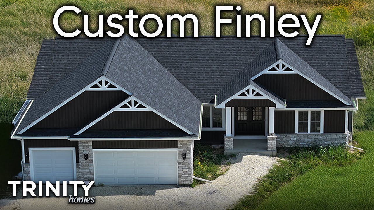 Custom Finley Ranch Home Design - Built By Trinity Homes! - YouTube