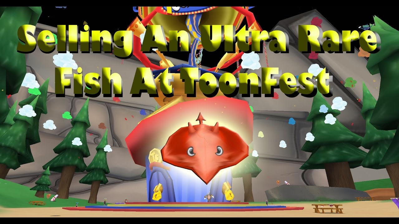ToonTown Rewritten - Selling an Ultra Rare Fish For Tokens at ToonFest ...