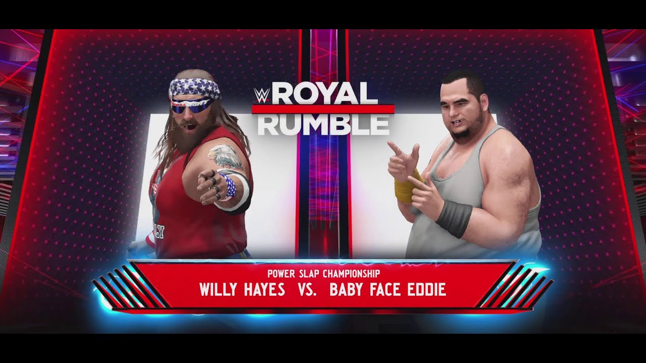 R.A.W Presents: Royal Rumble! 2/2/2025 Willy Hayes vs Baby Face Eddie ...