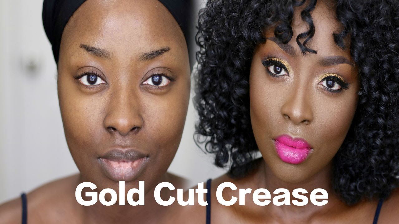 Tutorial: Gold Cut Crease - Easy Walk-Thru | FACEOVERbyE - YouTube