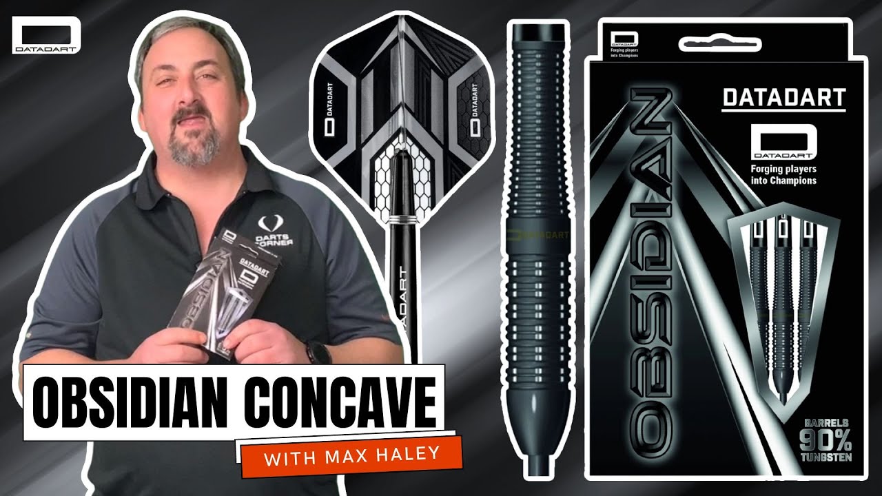OBSIDIAN CONCAVE DATADART DARTS REVIEW WITH MAX HALEY - YouTube