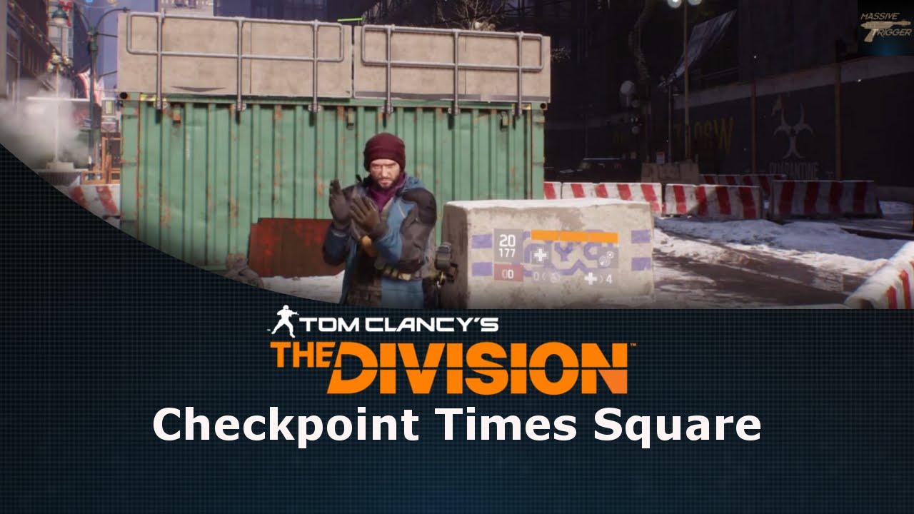 Tom Clancy's The Division Checkpoint Times Square - YouTube