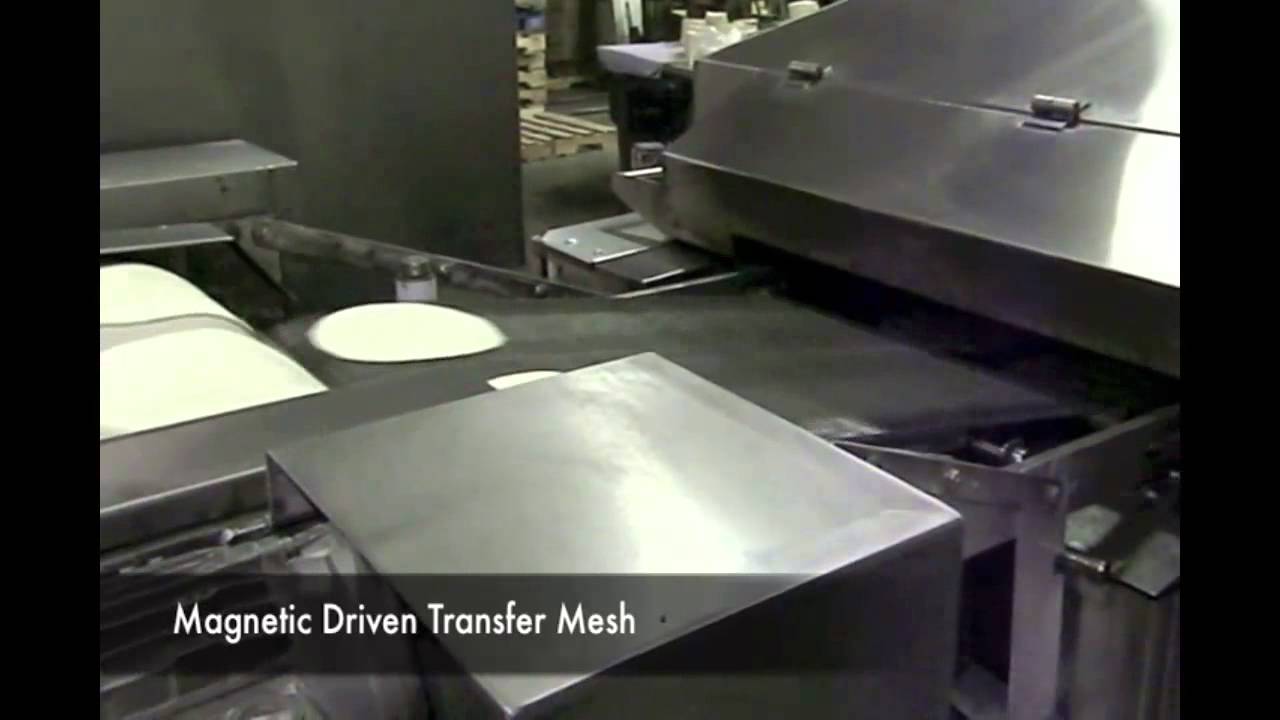 Flour Tortilla Press Semi-Auto System 01 TP18 - YouTube
