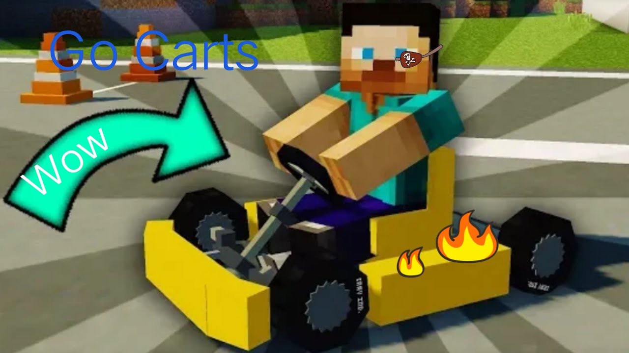 Carts mod for minecraft - YouTube