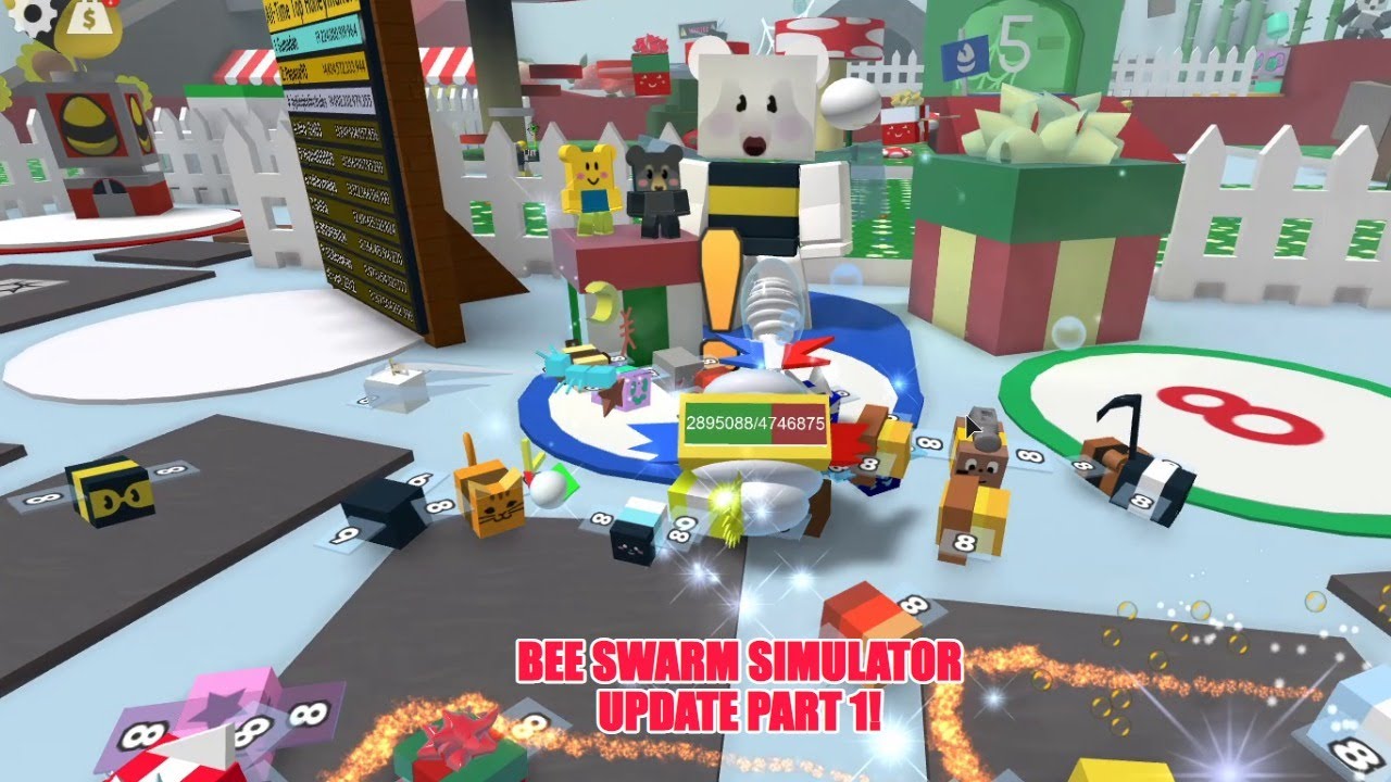 BEE SWARM SIMULATOR WINTER UPDATE PART 1! Bee Swarm Simulator - YouTube