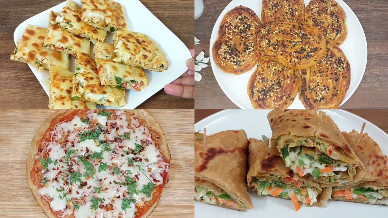 4 New Breakfast Recipes | Tasty And Healthy Nashta Recipes | Breakfast ...