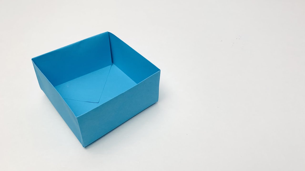 Origami Paper Box | Easiest Tutorial | How to Make a Paper Box - YouTube