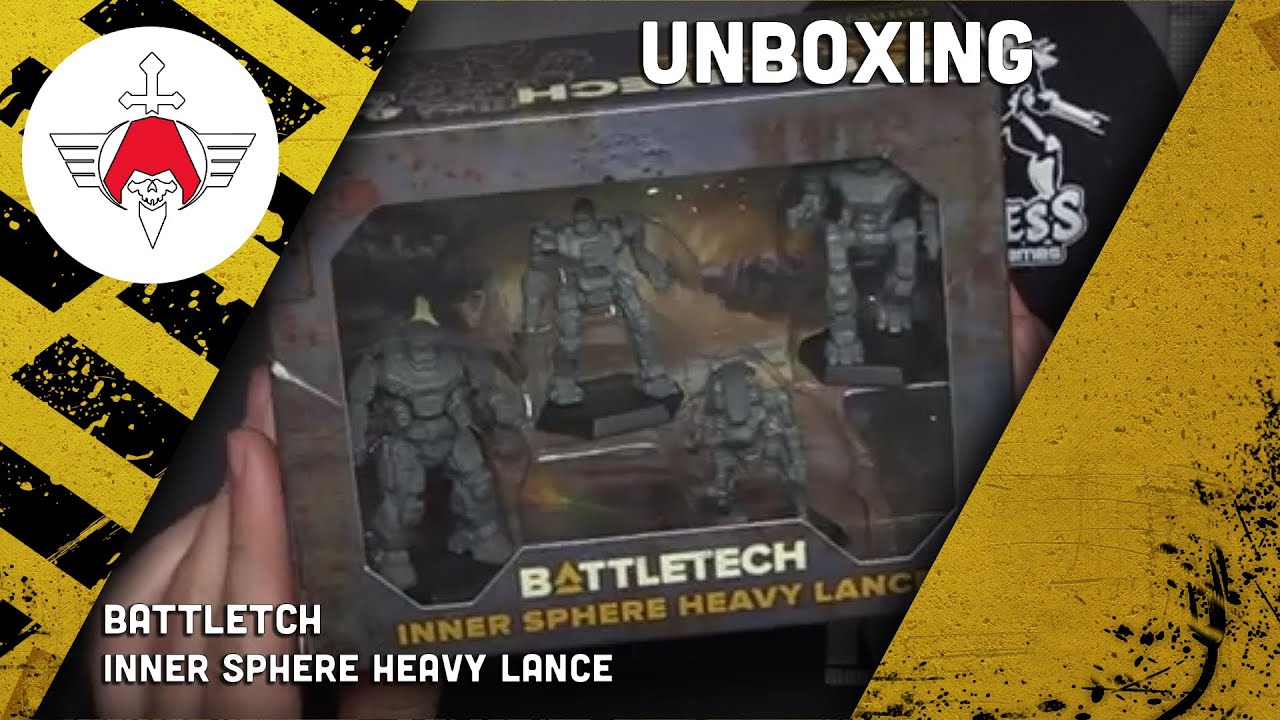 Battletech: Inner Sphere Heavy Lance - Unboxing - YouTube