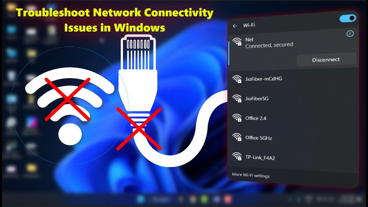 How to Fix Network Connectivity Issues in Windows 11 |No Internet ...