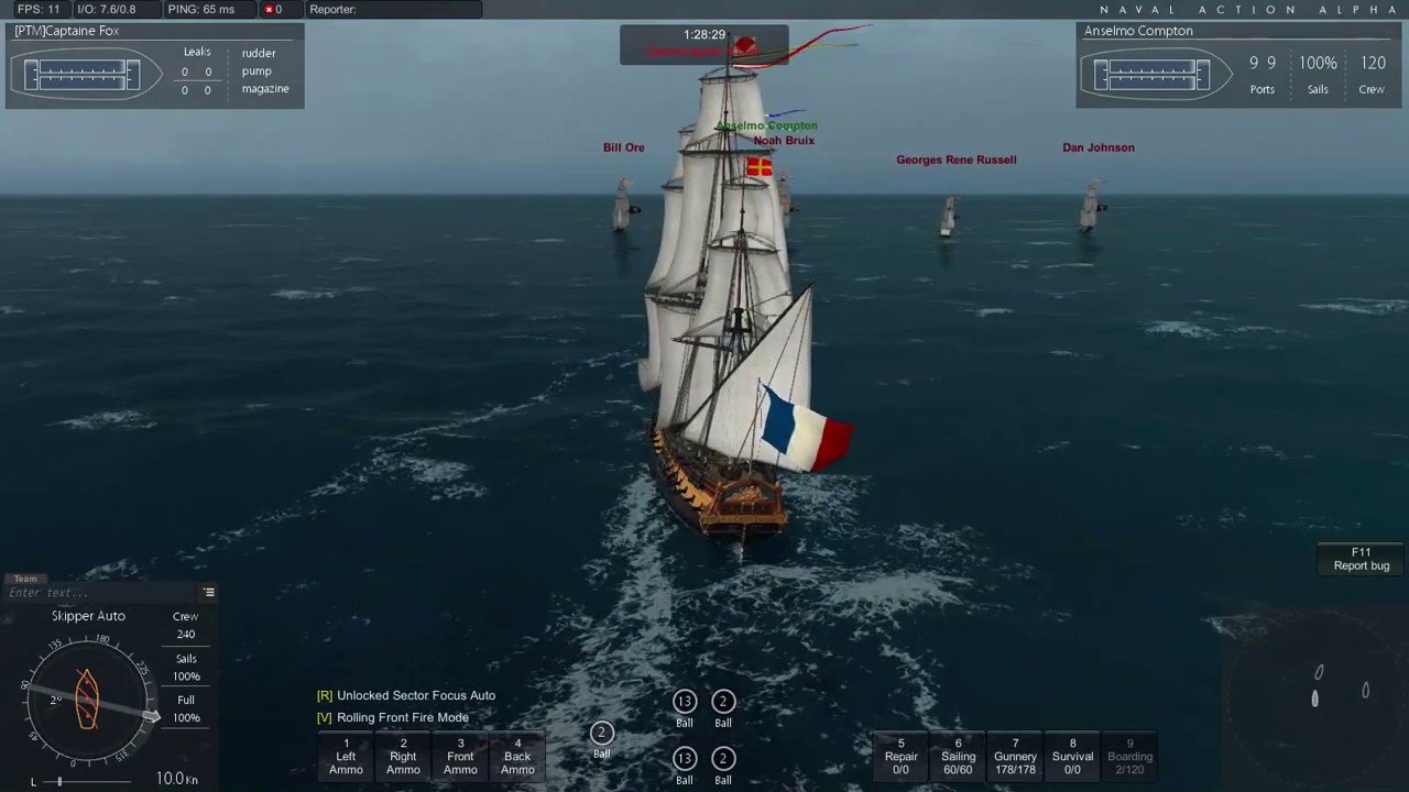 [FR] Astuce pour le mortar brig et Fight (Naval action) - YouTube