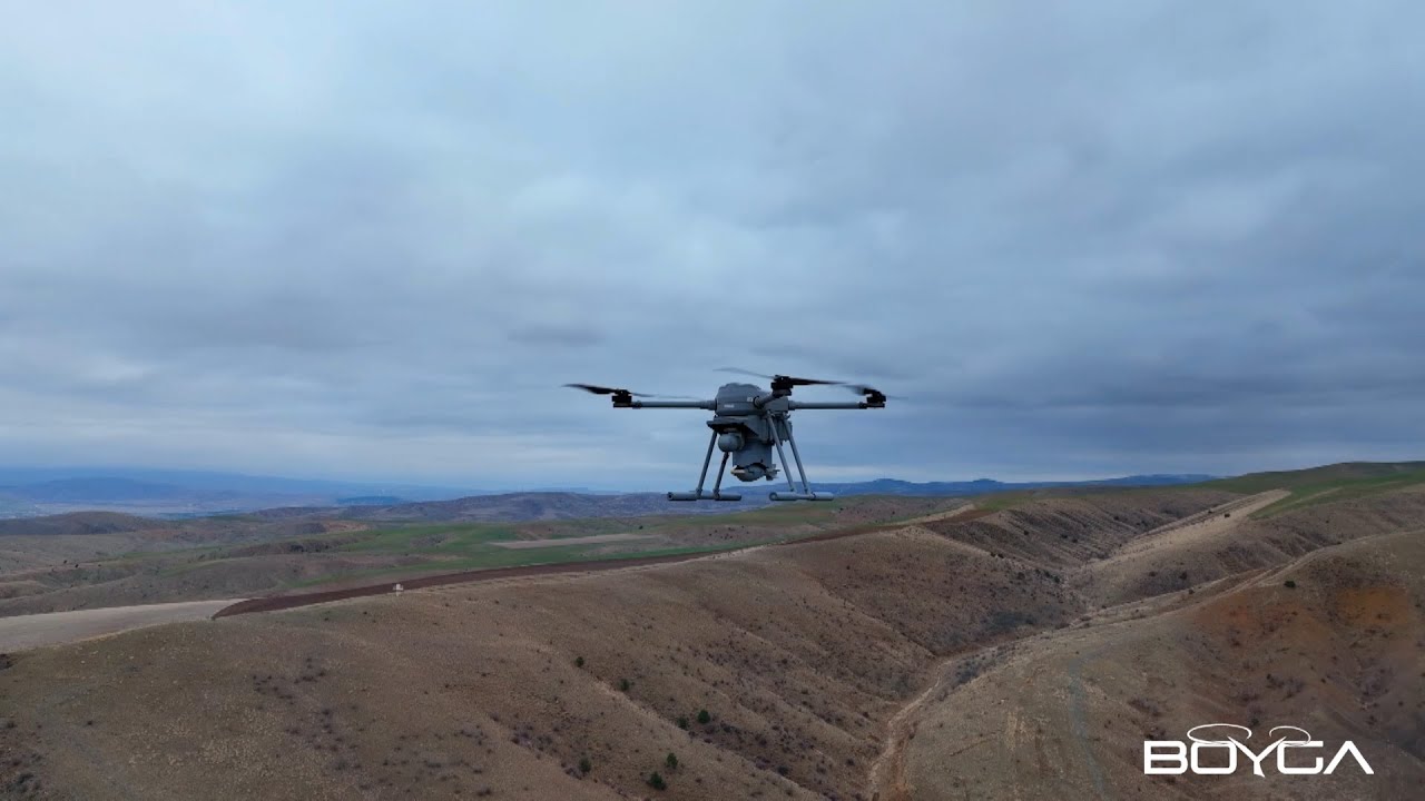 Accurate hit on target from STM's BOYGA, Autonomous Multi-Rotor UAV ...