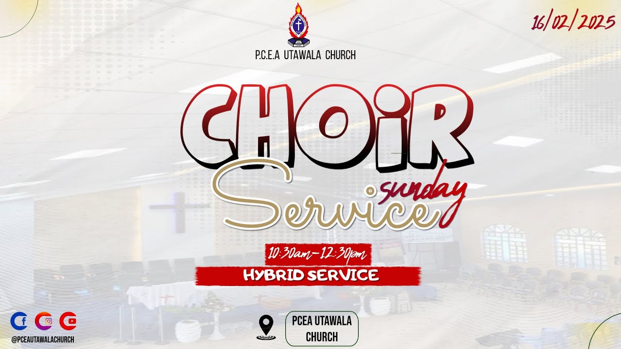 CHURCH CHOIR SUNDAY HYBRID SERVICE || 16-02-2025 - YouTube