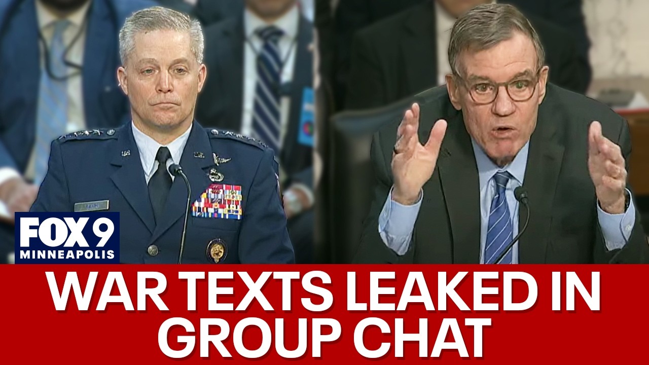 War plans shared in text chat: 'Mindboggling' a journalist was in group ...