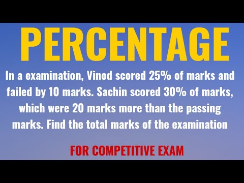 Percentage // Math for competitive exams// @Y5Teaching - YouTube