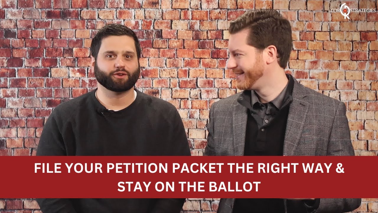 File Your Petition Packet the Right Way & Stay on the Ballot - YouTube