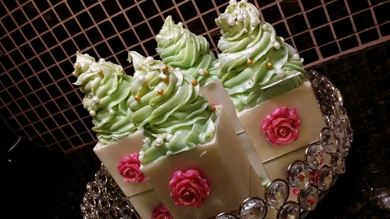 Booty Balsams! Christmas Tree Cold Process Soap Making - YouTube