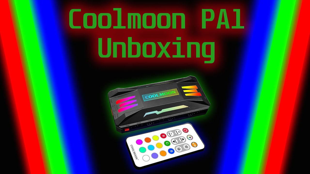 Coolmoon PA1 Fan Hub/ARGB Controller Unboxing - YouTube