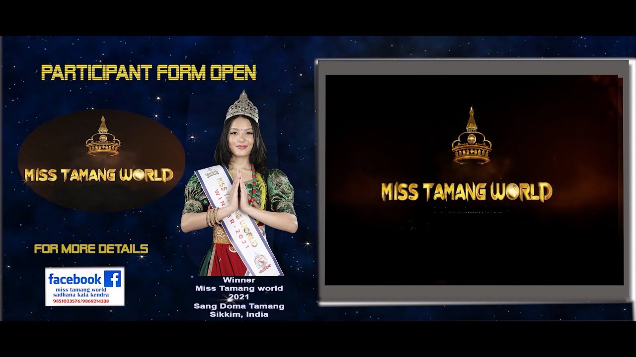miss Tamang World Registration open - YouTube