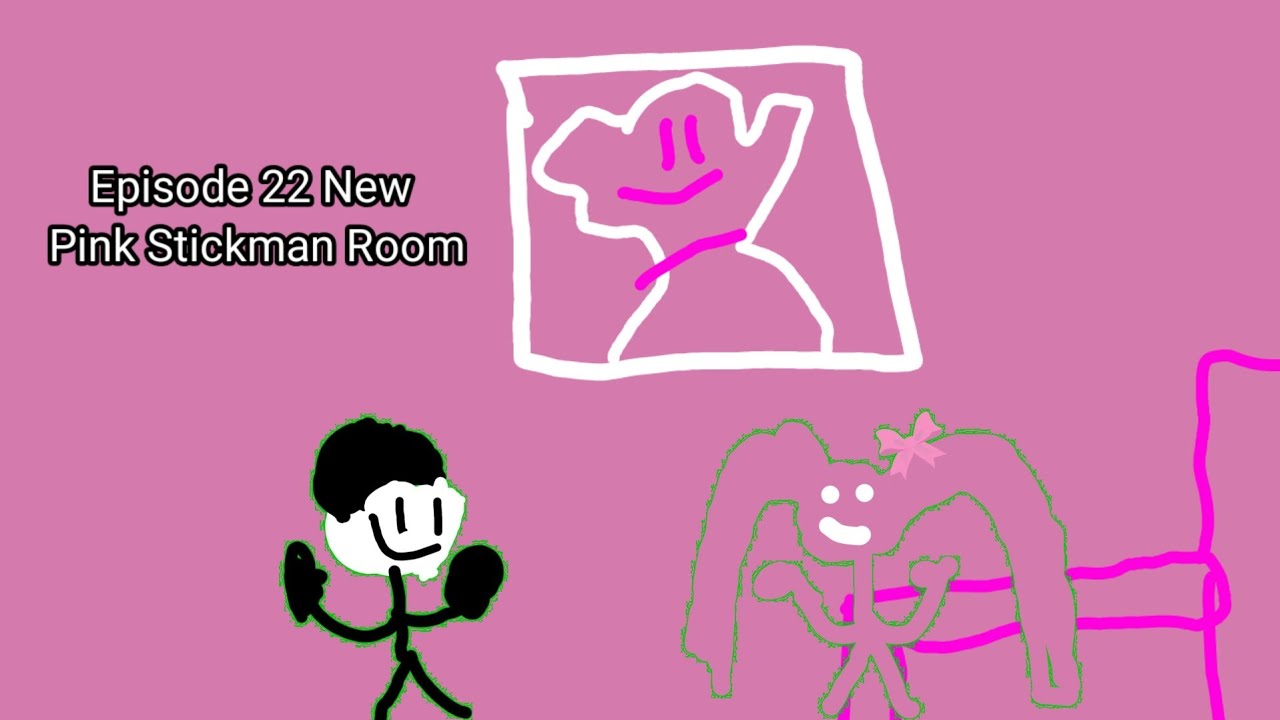 The New White Stickman Show Season 1 Episode 22 (New Pink Stickman Room ...