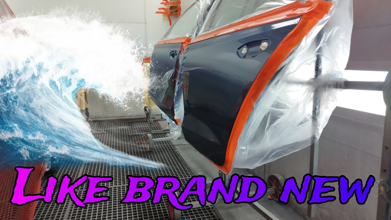 Bodywork PDR techniques Auto repair Amazing color Glasurit base SATA ...