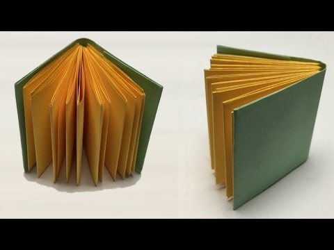 Mini Not Defteri Nasıl Yapılır ? / Origami