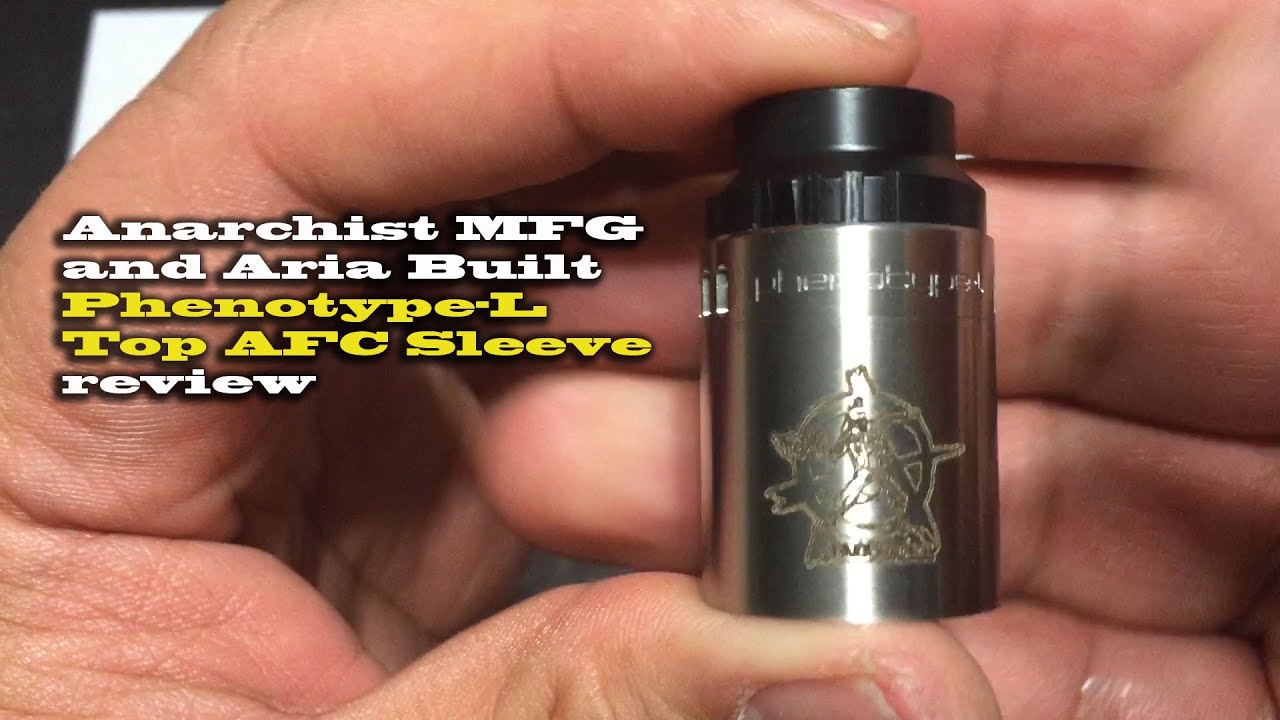 Anarchist MFG and Aria Built Phenotype L Top AFC review - YouTube