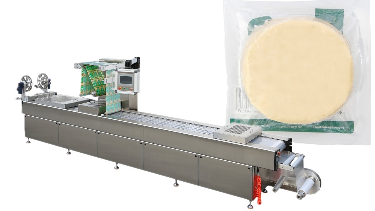 automatic wonton skin packing machine for dumpling skin thermoforming ...