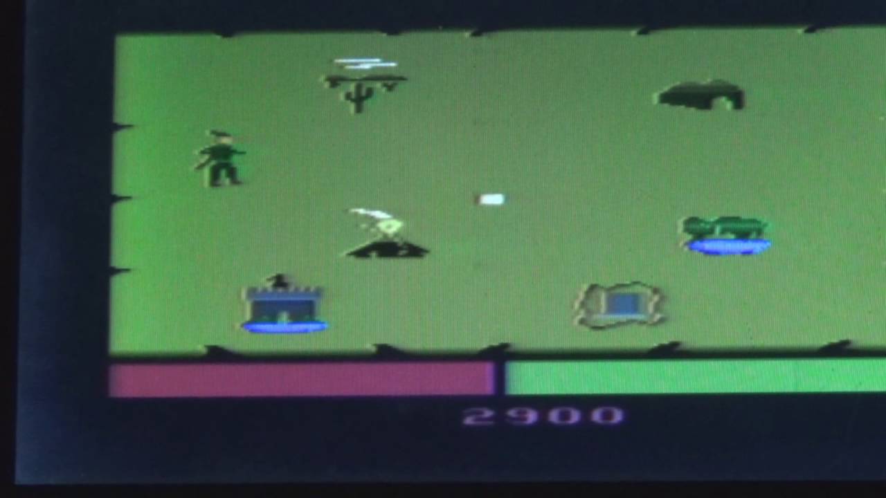 CROSSBOW ATARI 2600 VCS SNIPER HIT FALLING OBJECTS SO YOUR TEAM CAN ...