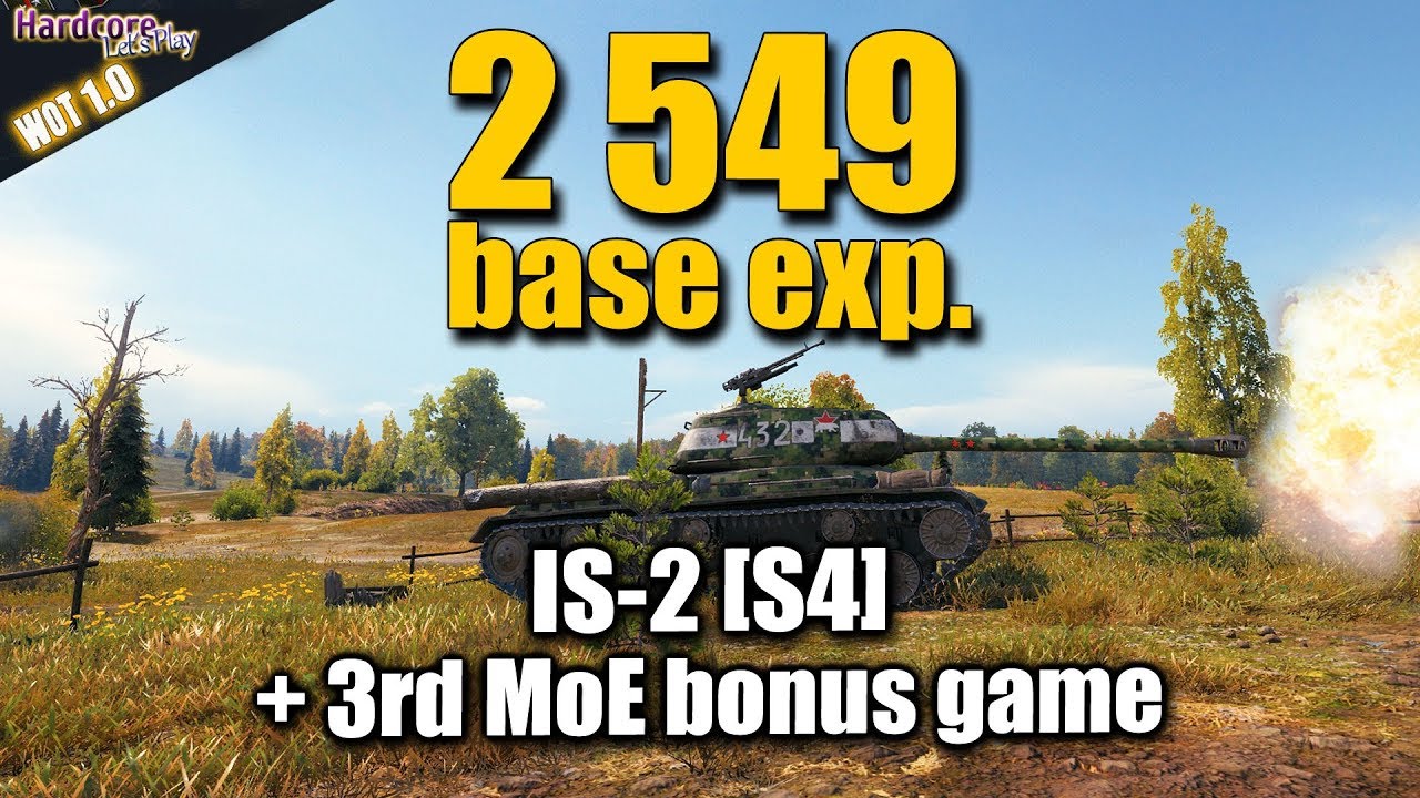 WOT: IS-2, 2549 base exp. play + 3rd MoE bonus game, WORLD OF TANKS ...