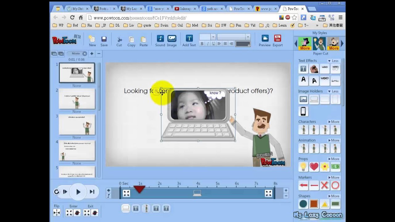 Powtoon Tutorial影片DIY教學 - YouTube