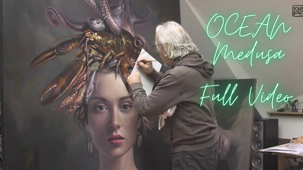 Making of OCEAN MEDUSA by Michael Knepper FULL VIDEO (Hyper Realism ...