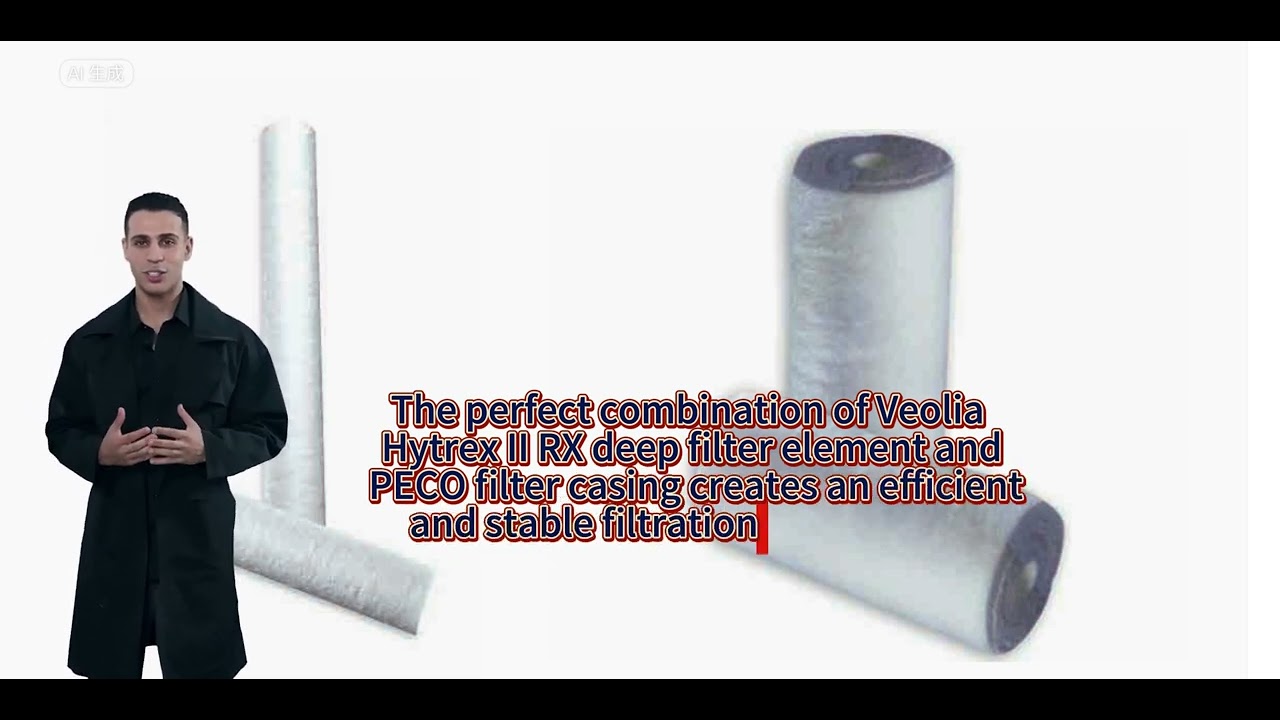 Veolia Hytrex II RX deep filter element for PECO filter shells - YouTube