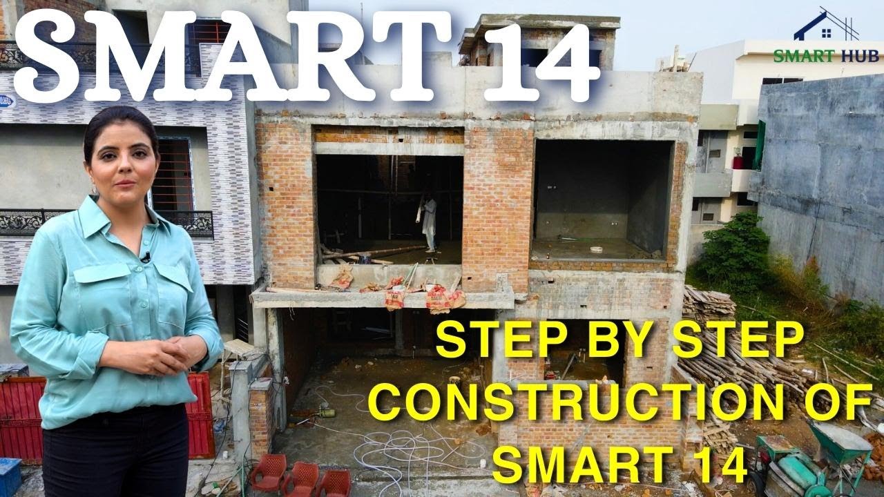 Smart 14 | Step by Step Construction of 8 Marla Smart House | Smart Hub ...