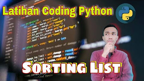 Latihan Coding Program Sederhana Menggunakan Python - YouTube