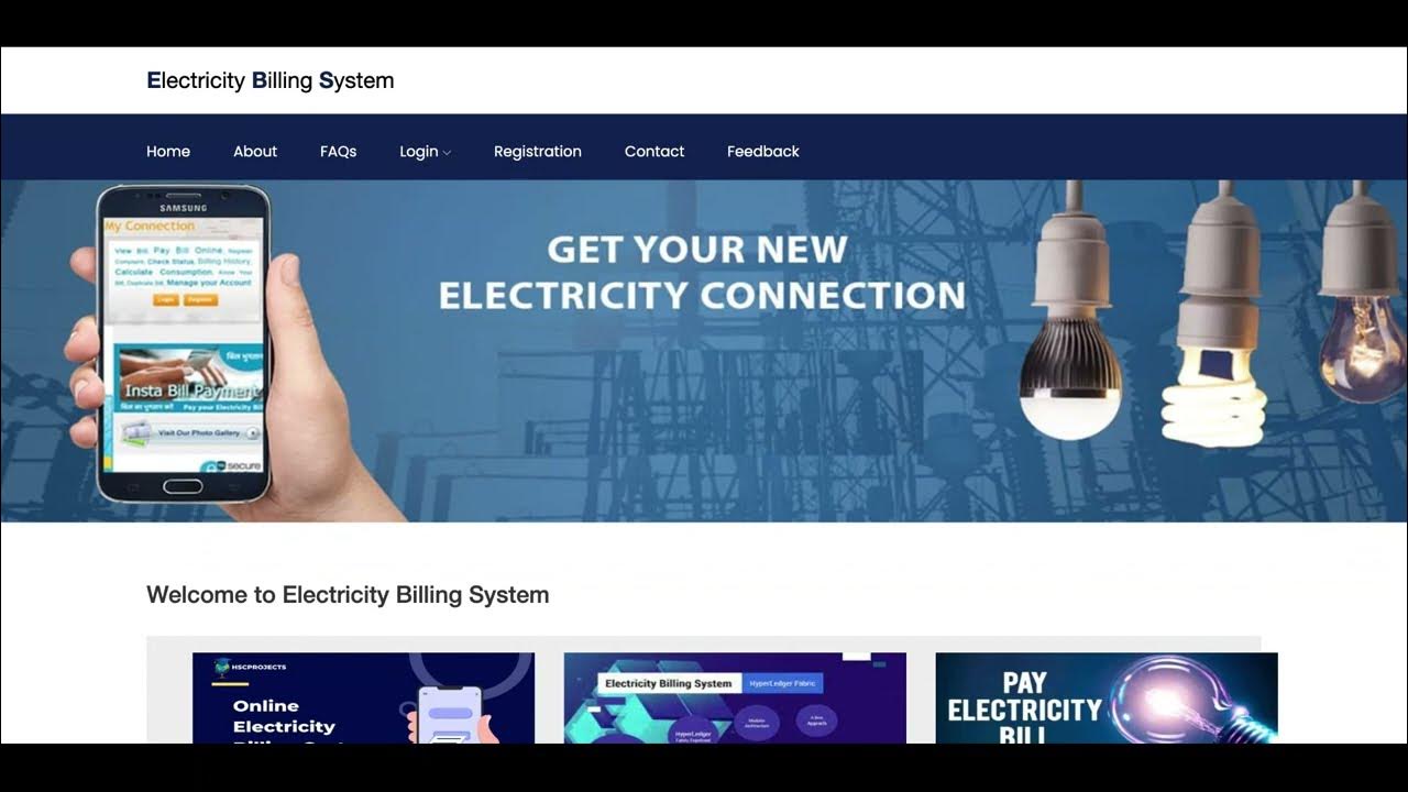 Electricity Billing System - Java Spring Boot Angular JWT Euraka Server Project - YouTube