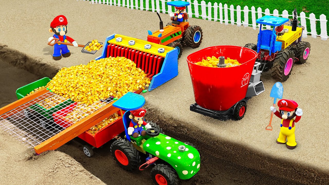 Diy tractor making mini Automatic Seed Sowing Machine | diy Planting ...