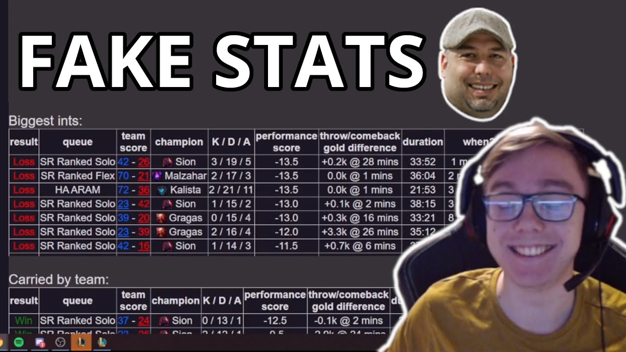 Baus reacting on his ALL TIME STATS | Thebausffs Clips - YouTube