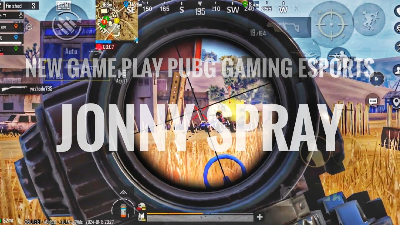 Jonny spray game play me bgmi esports new game play - YouTube