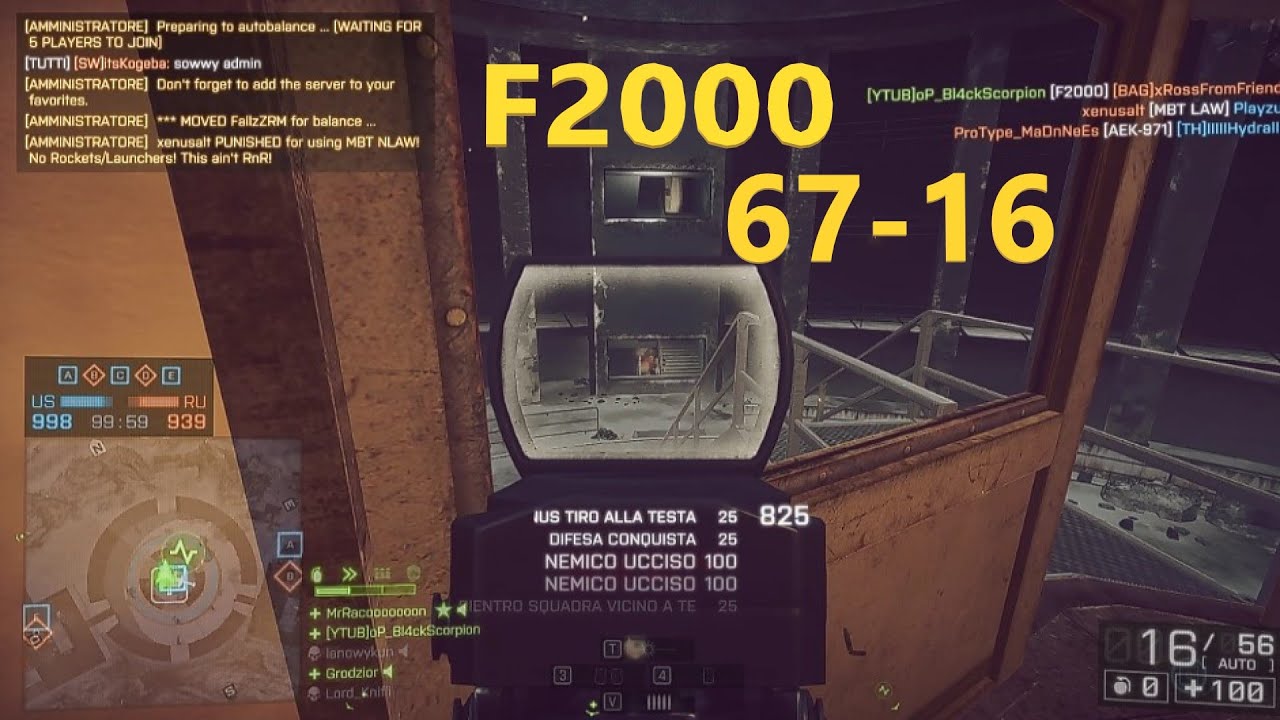 BF4 Op.Locker F2000 67-16 _ Battlefield 4 PC Gameplay [1440p 60 fps ...