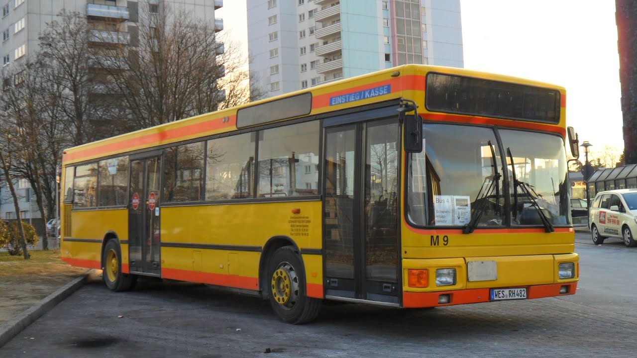 [Sound] Bus MAN EL 202 | WES-RH 482 | Gerhard Hülser GmbH, Voerde ...