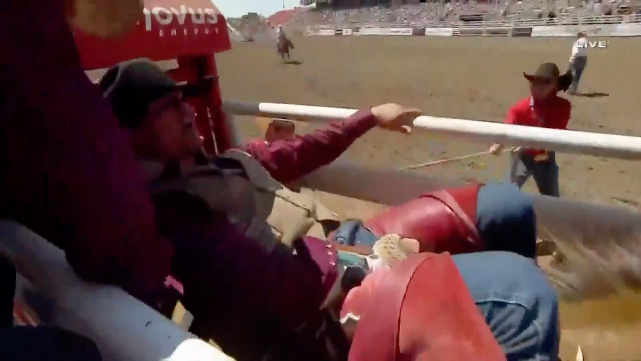 Dean Thompson 87 points on Flap Jack | 2024 Calgary Stampede - YouTube