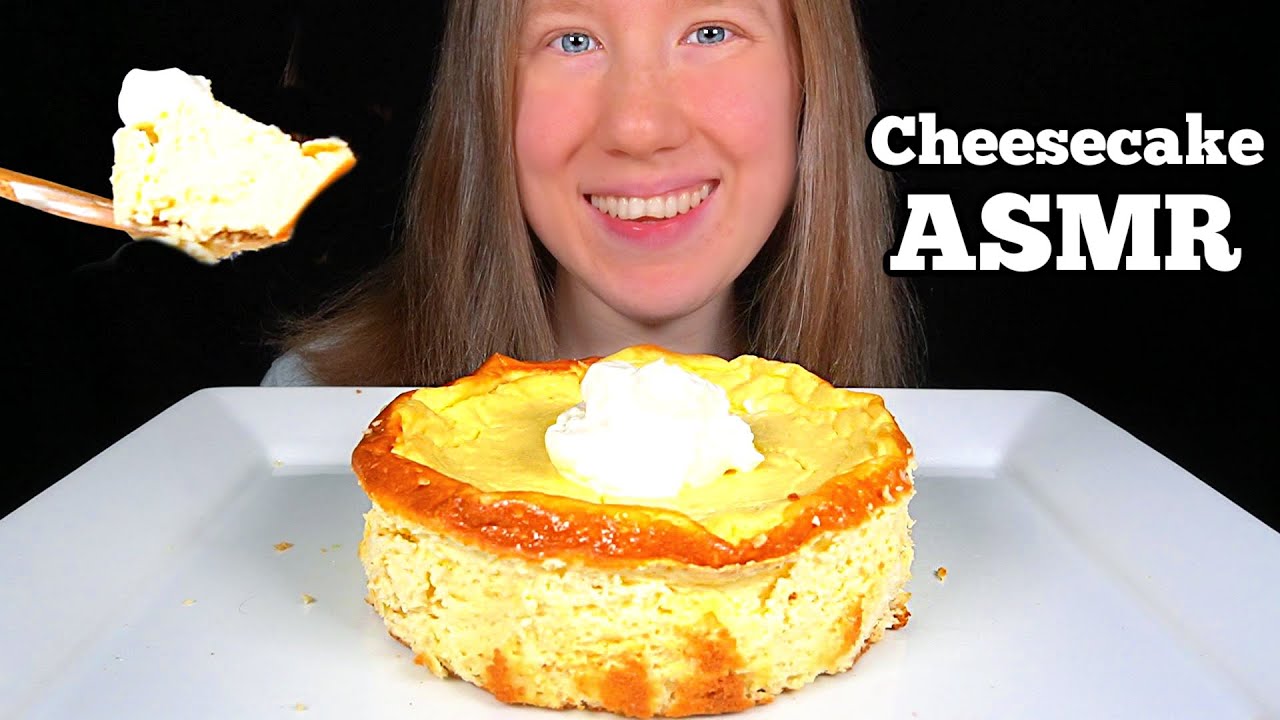 ASMR CHEESECAKE MUKBANG (No Talking) EATING SOUNDS - YouTube